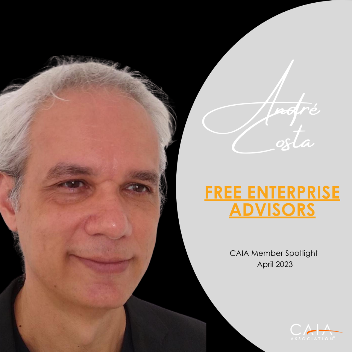 André Costa, CFP®, ERP®, SCR™, FDP, CAIA | CAIA